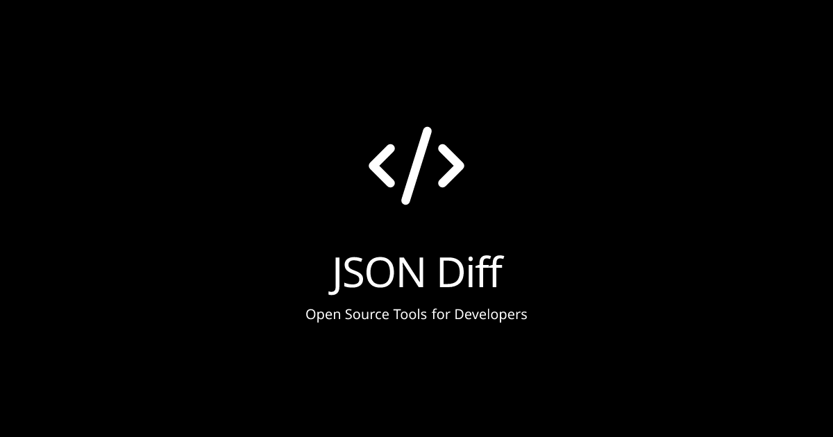 Json Diff Tool Compare Json Objects Online Rocksdev Tools