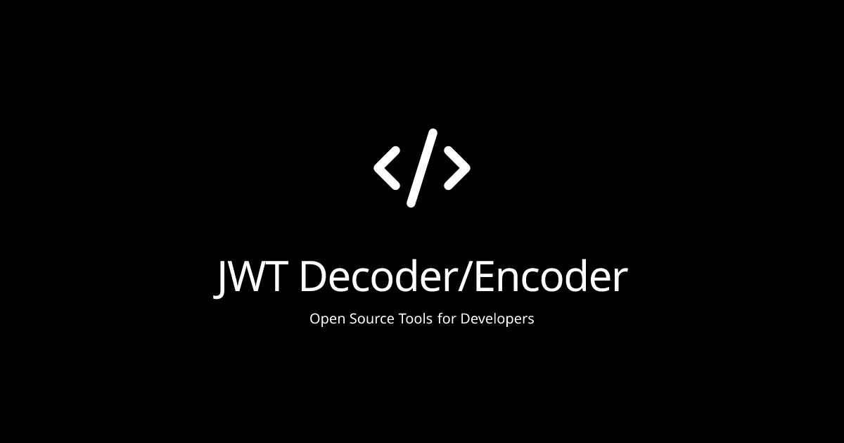 JWT Decoder/Encoder | Secure Token Processing | RocksDev Tools